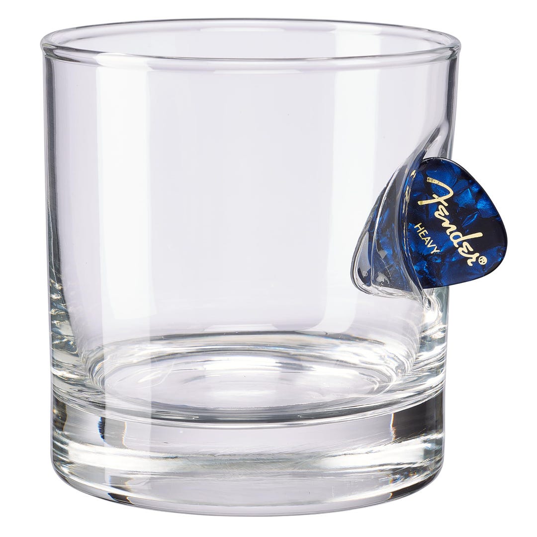 Guitar Pick Whiskey Rocks Glass 11oz - Etsy
