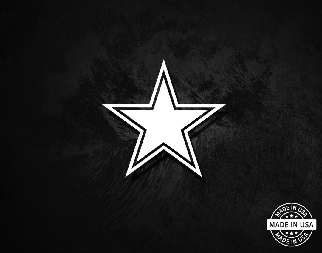 Football Sports Star Decal, Vinyl Die Cut Sticker - Etsy