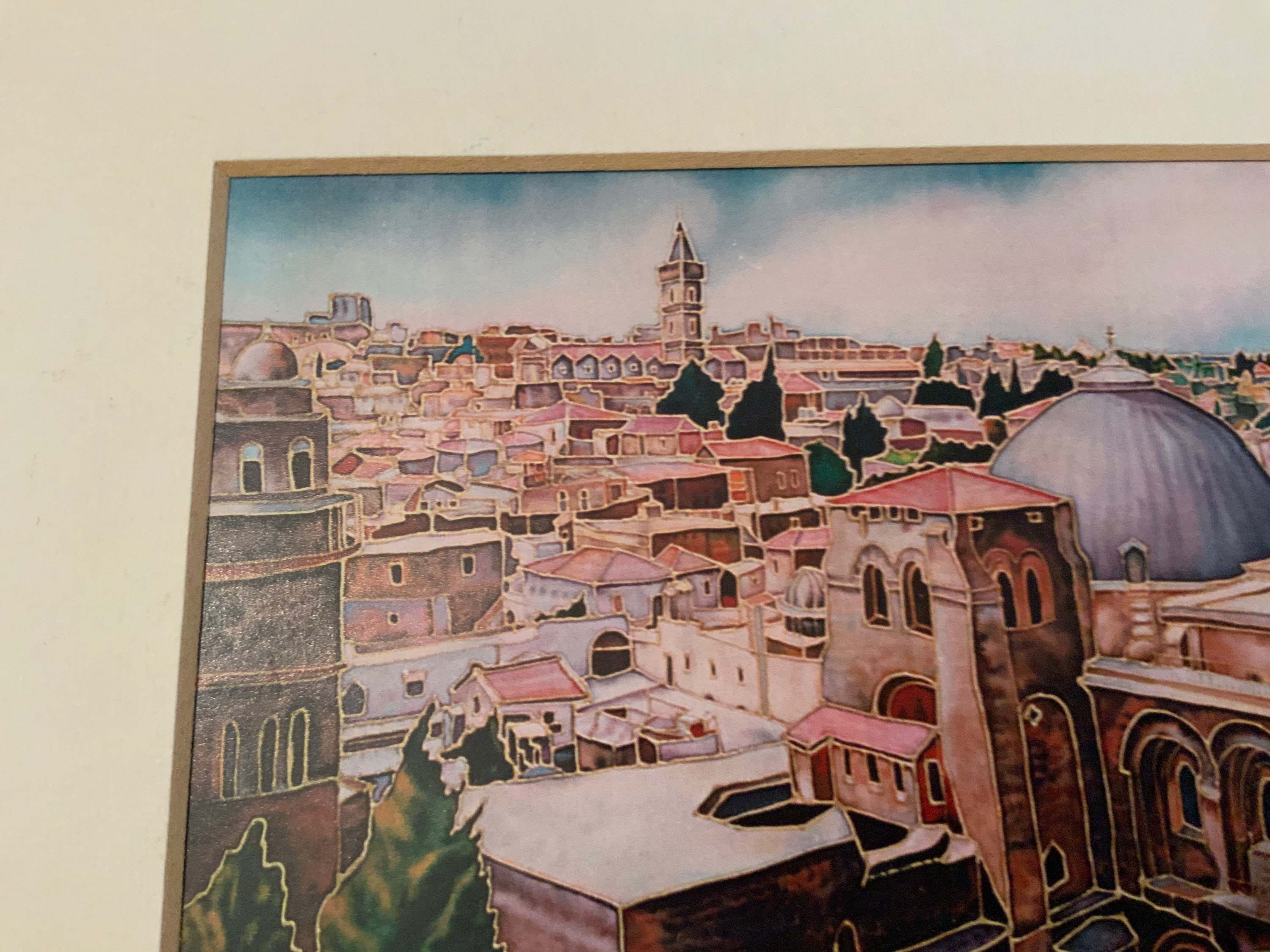 Old Jerusalem Print by the Lavi Group israel - Etsy