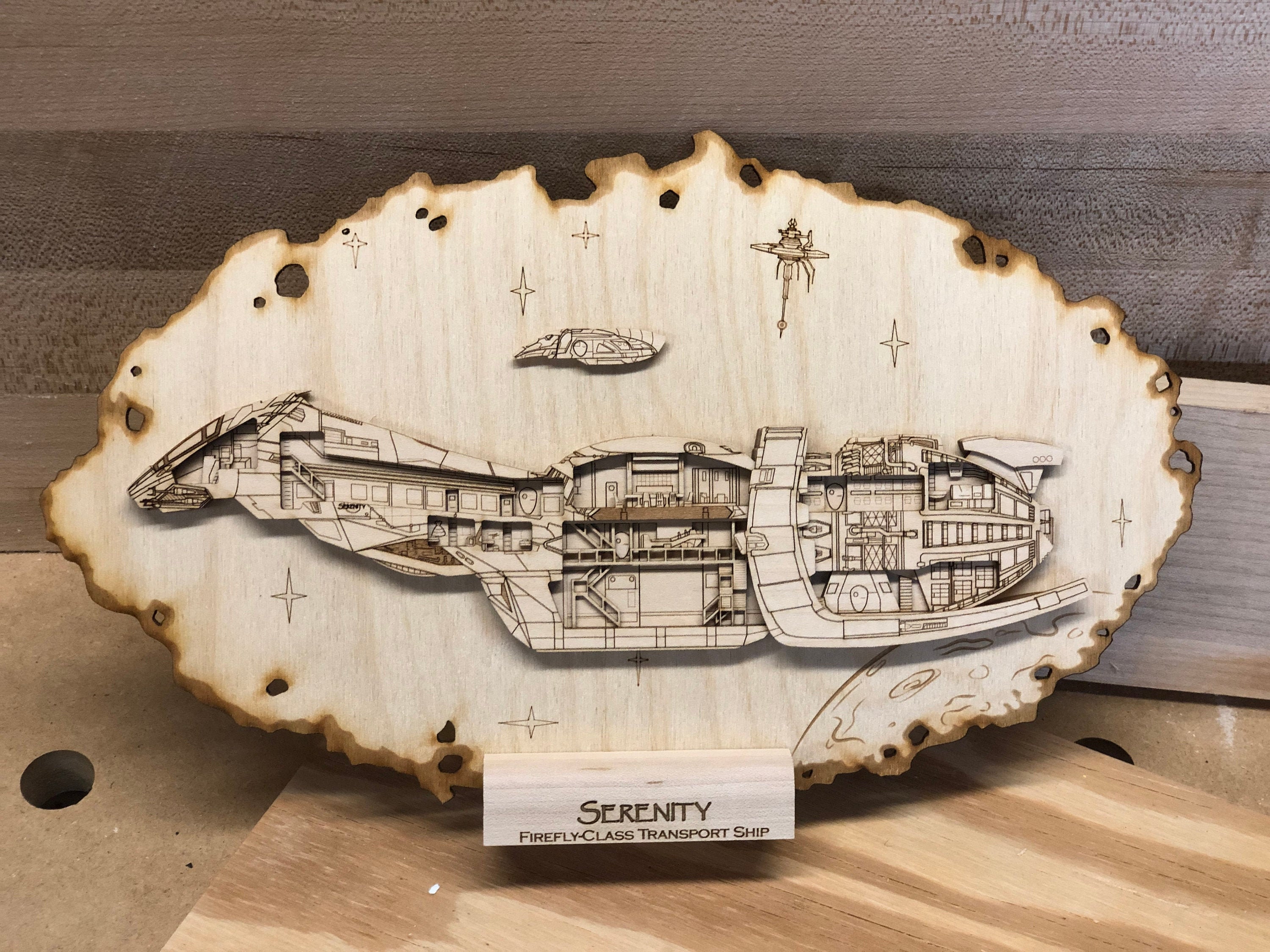 Serenity Firefly Ship Drawing