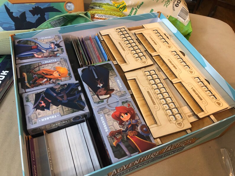 Adventure Tactics Board Game Deluxe Wood Skeleton Board | Etsy