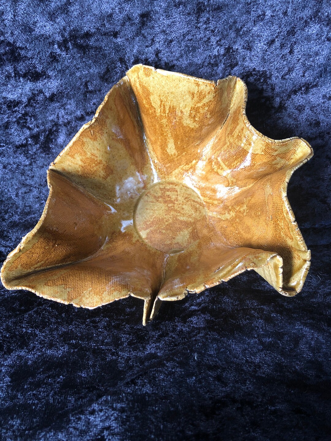 Handmade Stoneware Pottery Bowl: Funky Glazed Decor (7.5 X 7 Inches) - Etsy