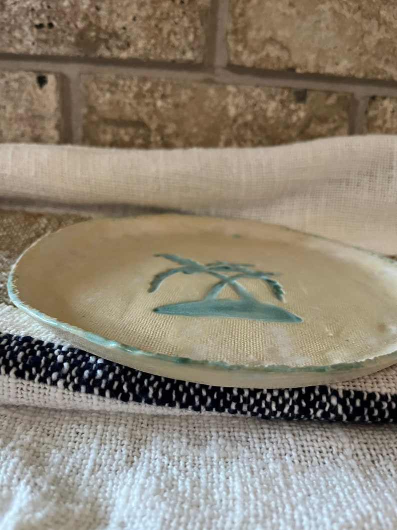 Palm Tree Plate - Etsy