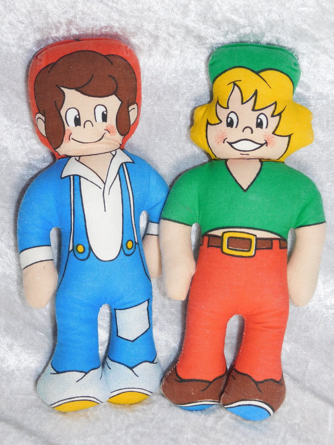 Vintage Bisto Kids Soft Toy Figures Cloth Dolls Anne Wilkinson Designs ...