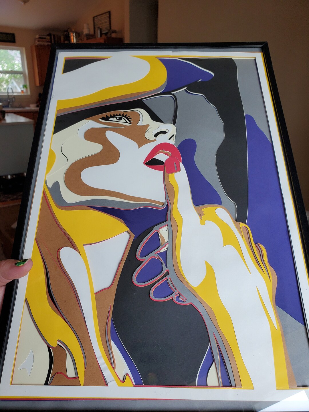 3D Layered Paper Art: Framed Portrait - 12"x18" - Etsy