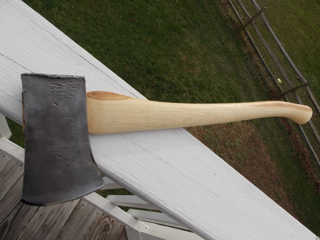 Plumb boys axe with new 26.5 inch handle of American Hickory