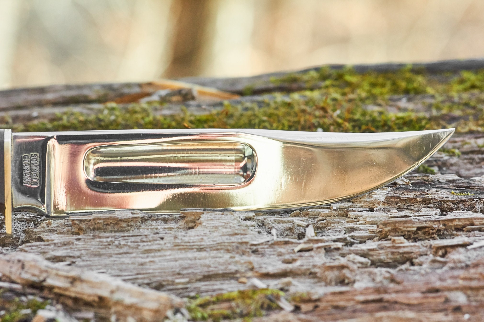 Vintage Fixed Blade Knife Sabre Monarch Solingen Germany