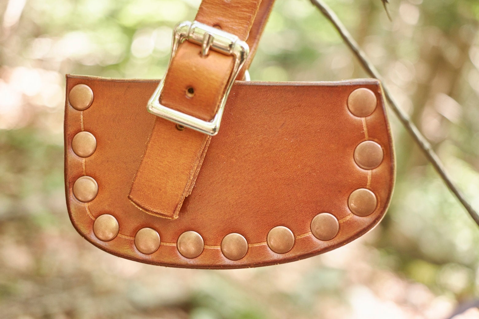 handmade leather hatchet sheath