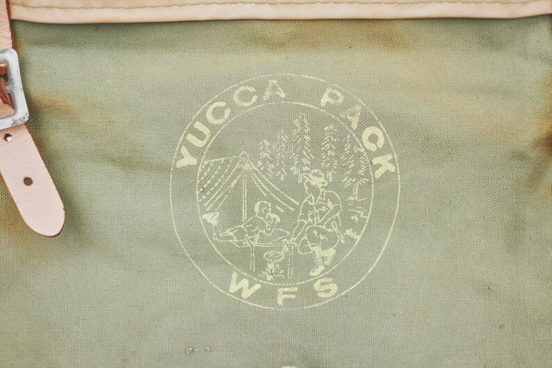 Vintage Backpack No 185 WSF YUCCA - Etsy
