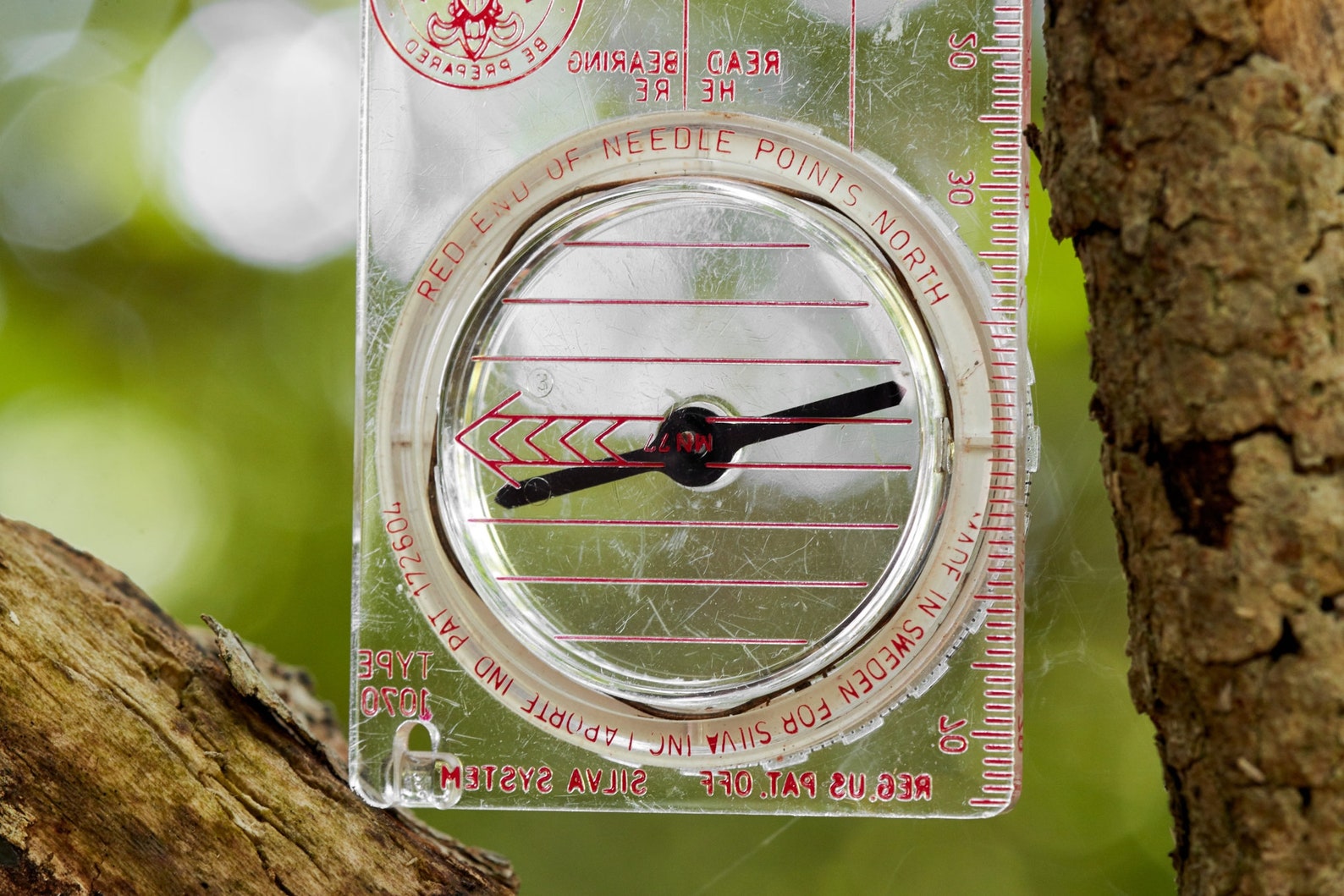 Silva Compass With Boy Scout Logo - Etsy