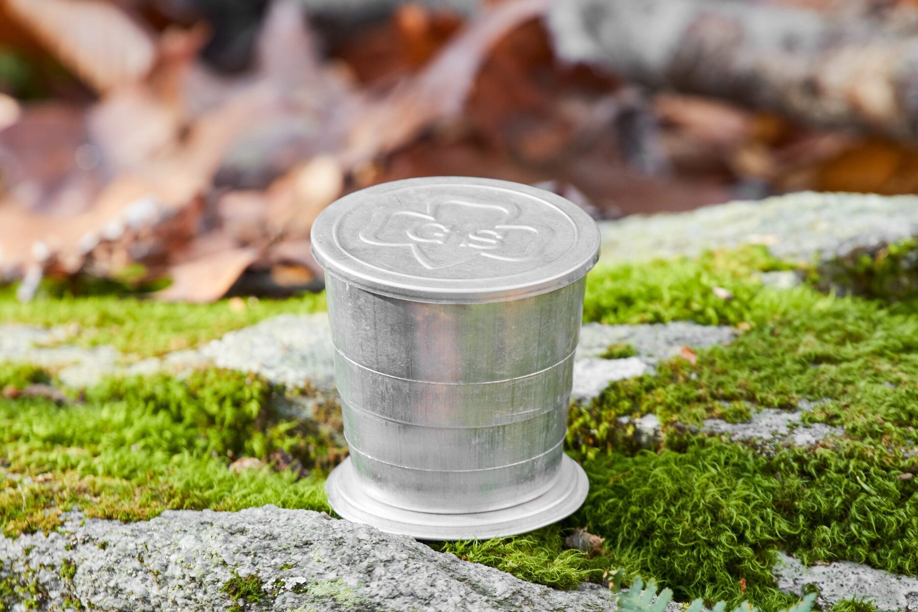 Vintage collapsible cup Girl Scout Collapsible camp cup