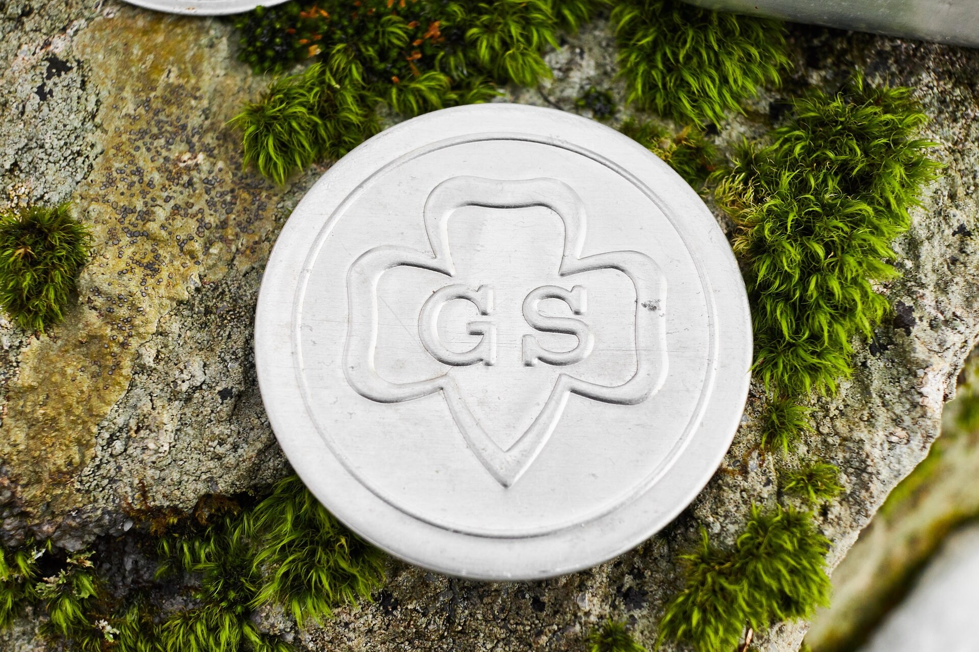 Vintage Girl Scout cup and soap dish