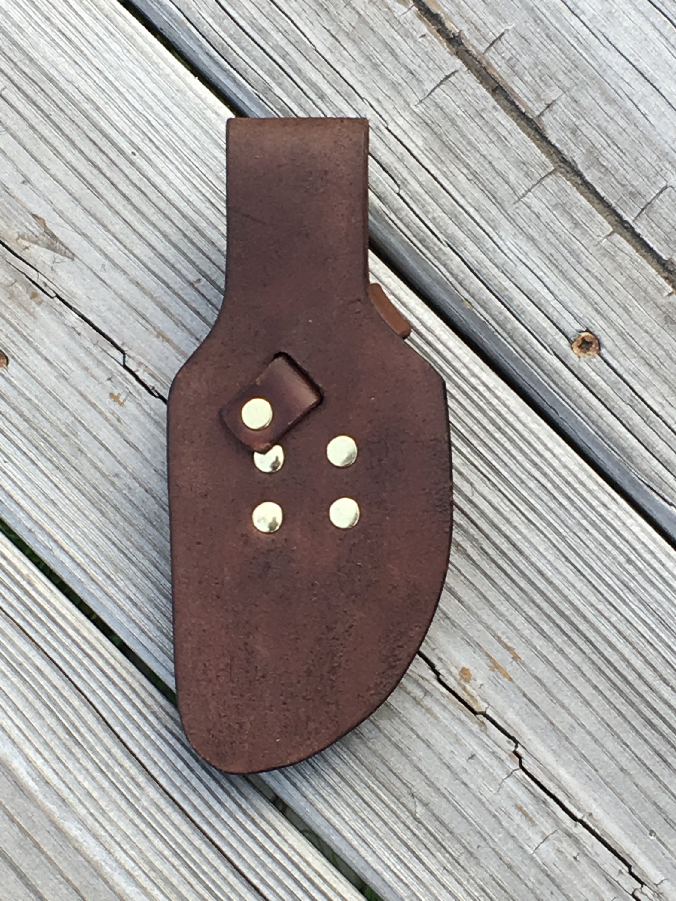Handmade Leather fixed blade knife sheath