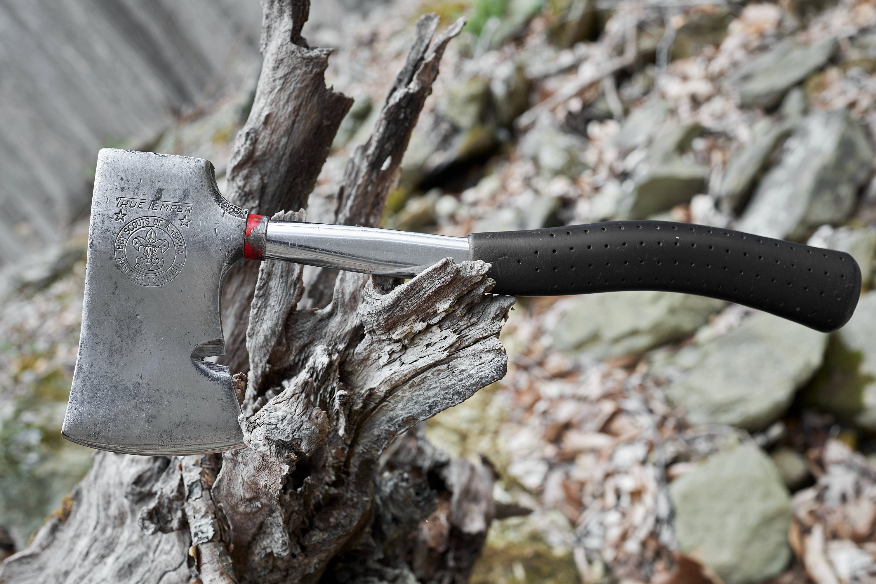 True Temper Boy Scout Hatchet with leather sheath