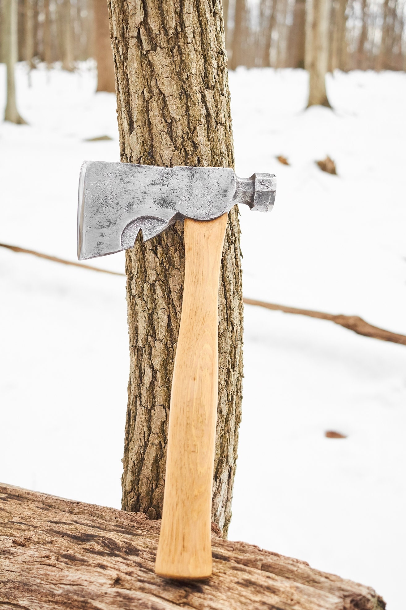 Vintage hatchet with NOS American Hickory handle