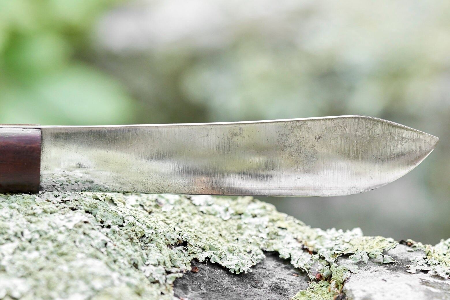 Vintage Star Cutlery Fixed Blade knife with handmade leather sheath