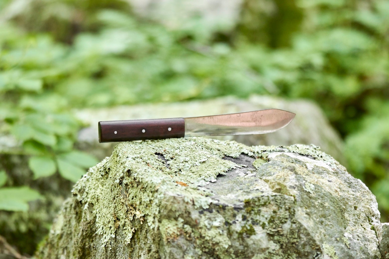 Vintage Star Cutlery Fixed Blade knife with handmade leather sheath