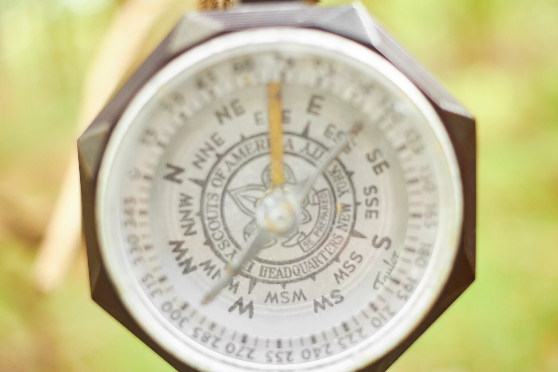 Vintage Boy Scouts of America compass made by Taylor Instruments