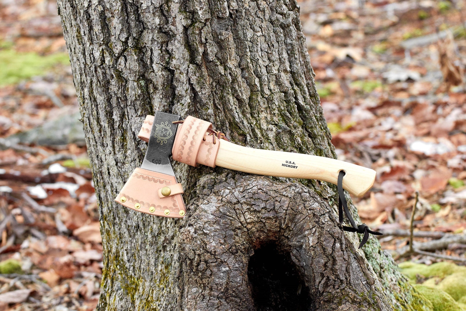 Prandi Hatchet with custom handmade Leather Sheath belt hanger and ...