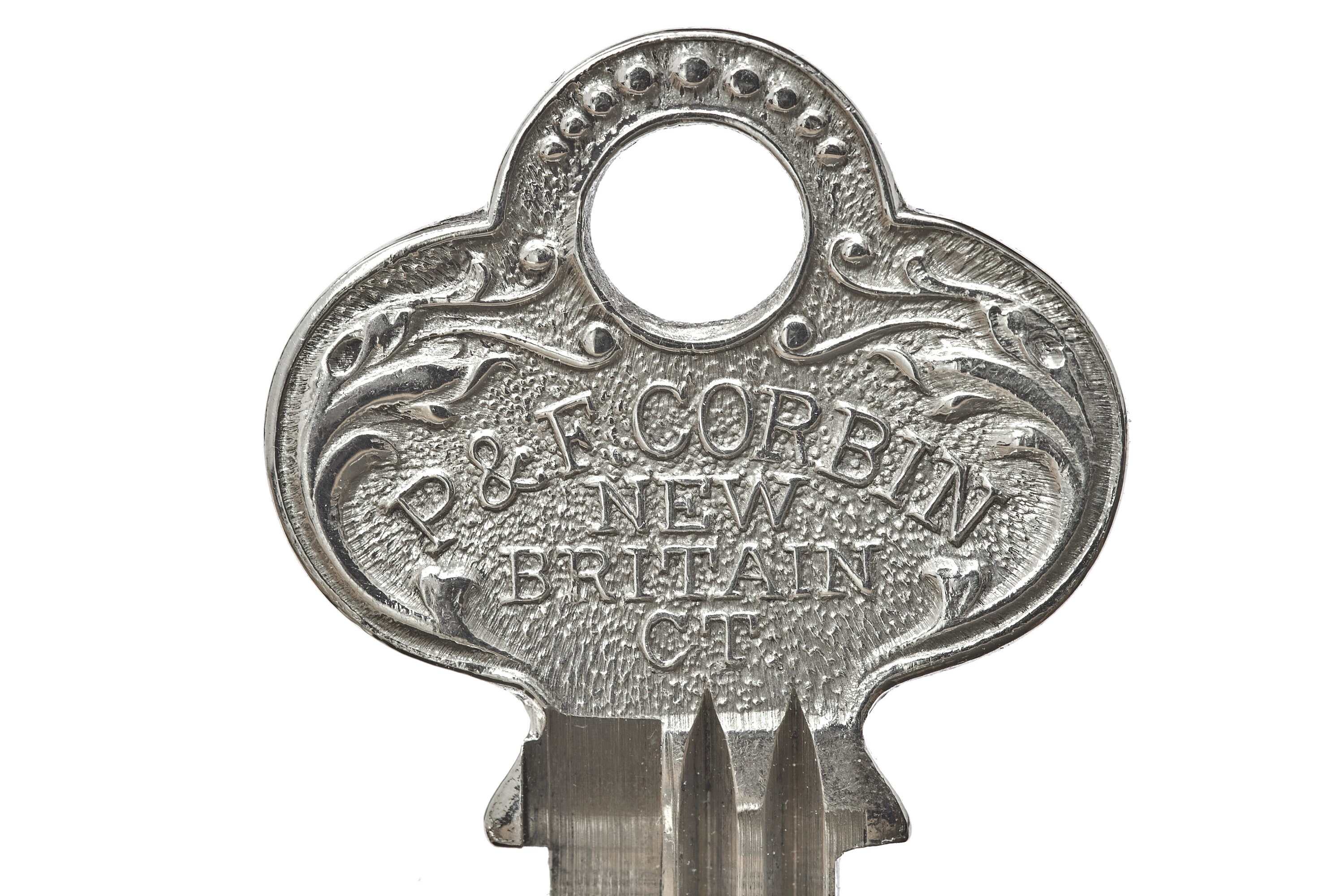 Vintage Corbin Brass Padlock with 3 keys