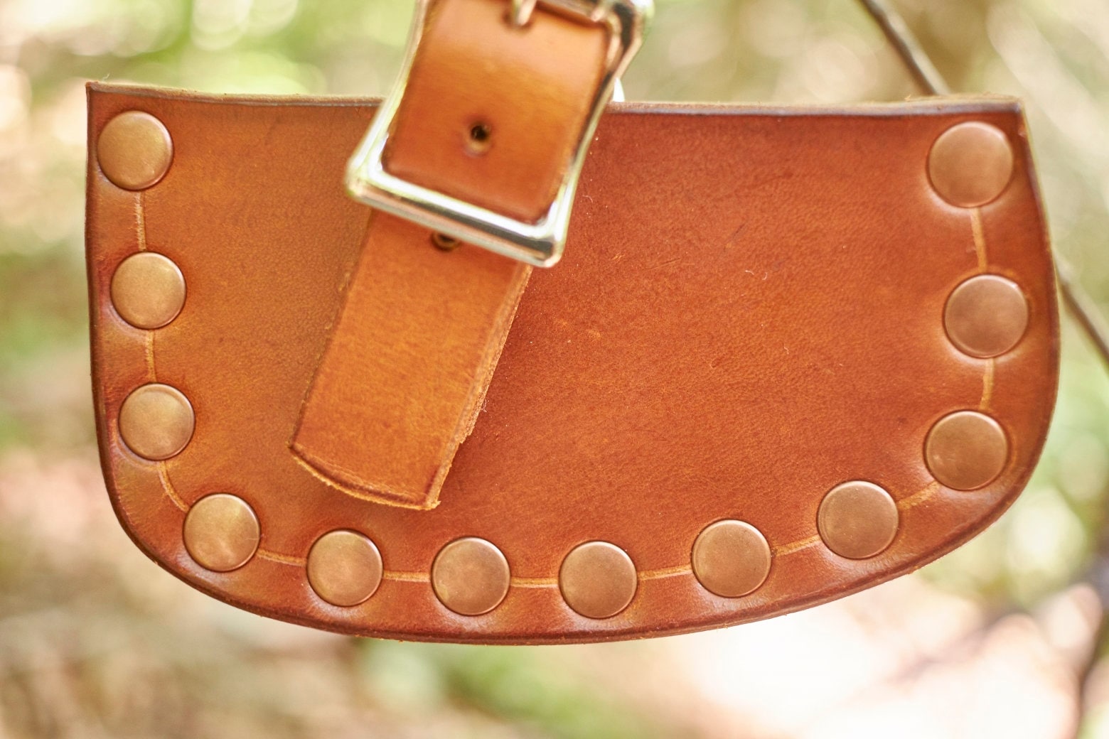 handmade leather hatchet sheath