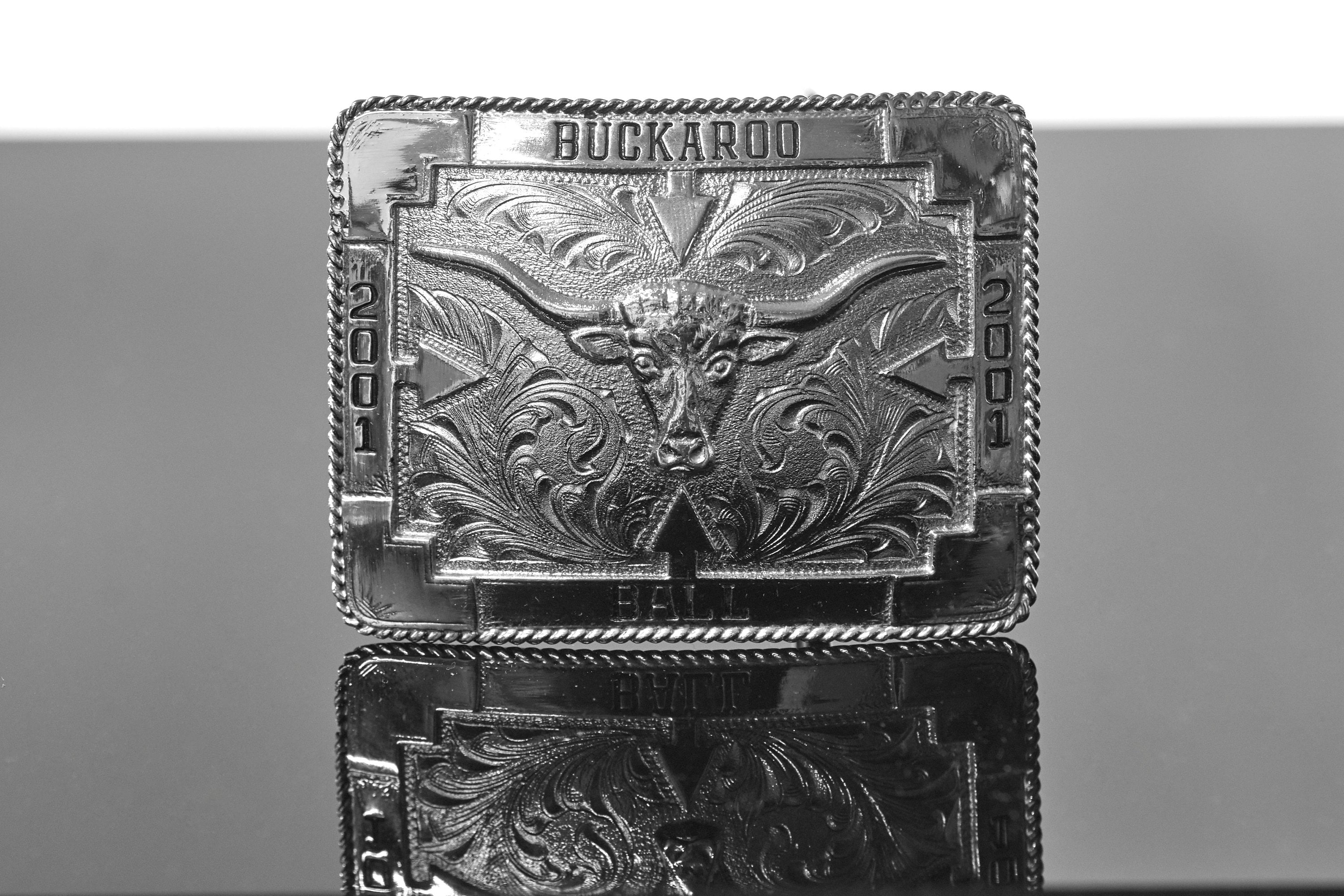 Buckaroo Ball Belt Buckle 2001 Chris Orms Design