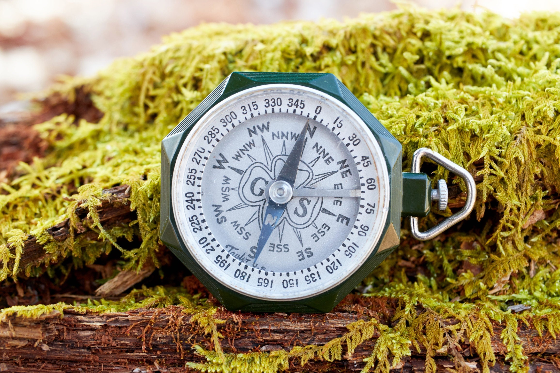 Vintage Girl Scout Compass made by Taylor
