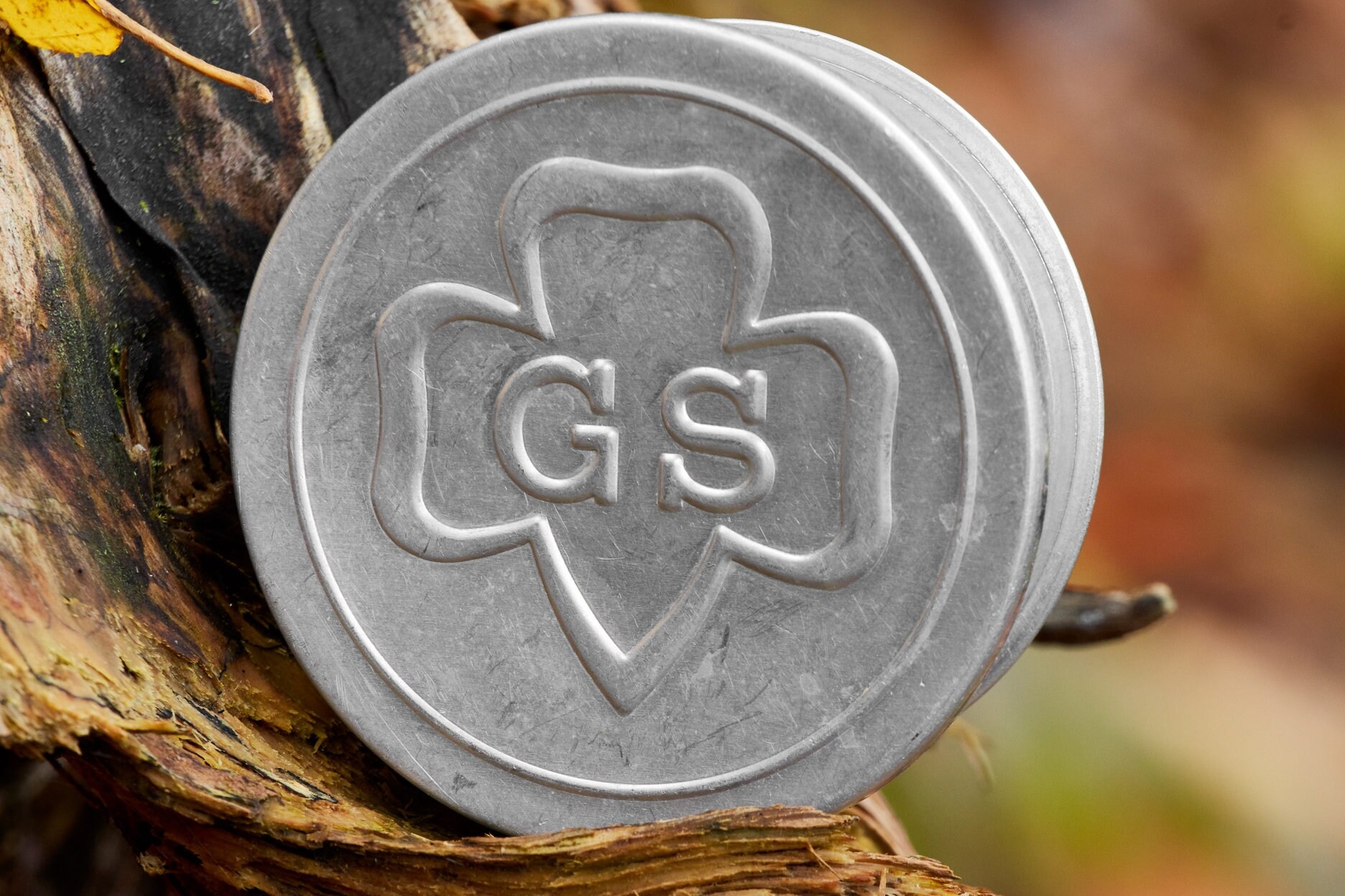 Vintage collapsible cup Girl Scout collapsible camp cup