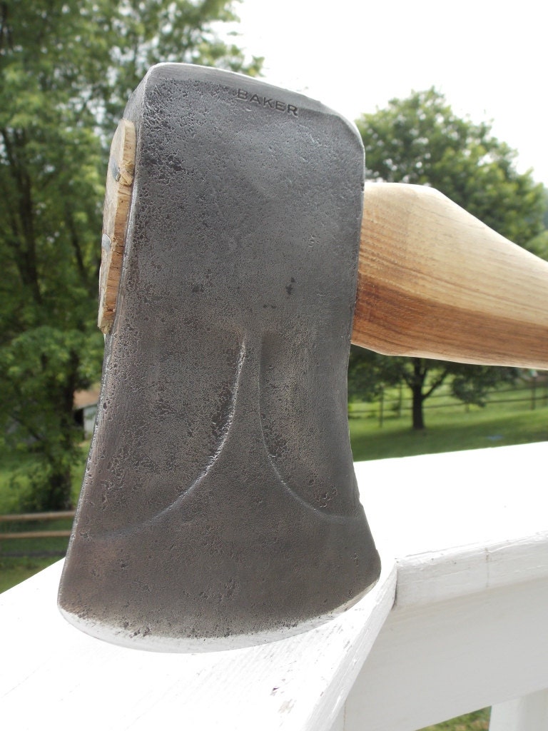 Baker axe vintage with a new 35 in handle of American Hickory