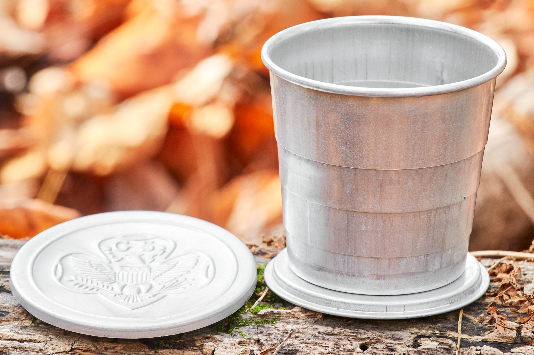Vintage Camp Cup Collapsible Girl Scout Camp Cup