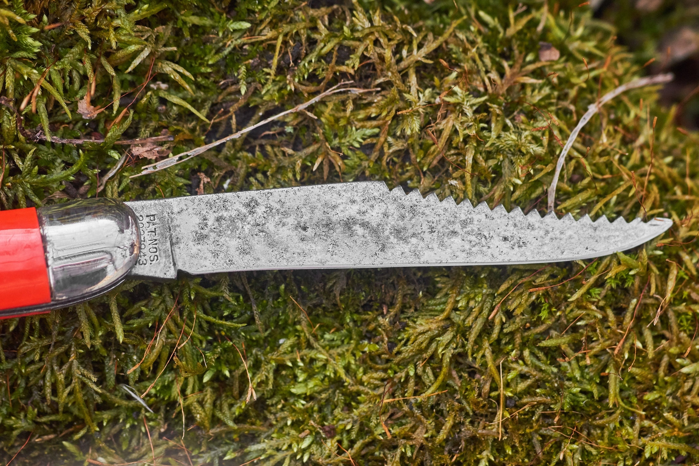 Vintage Hammer Brand single blade pocket knife Red