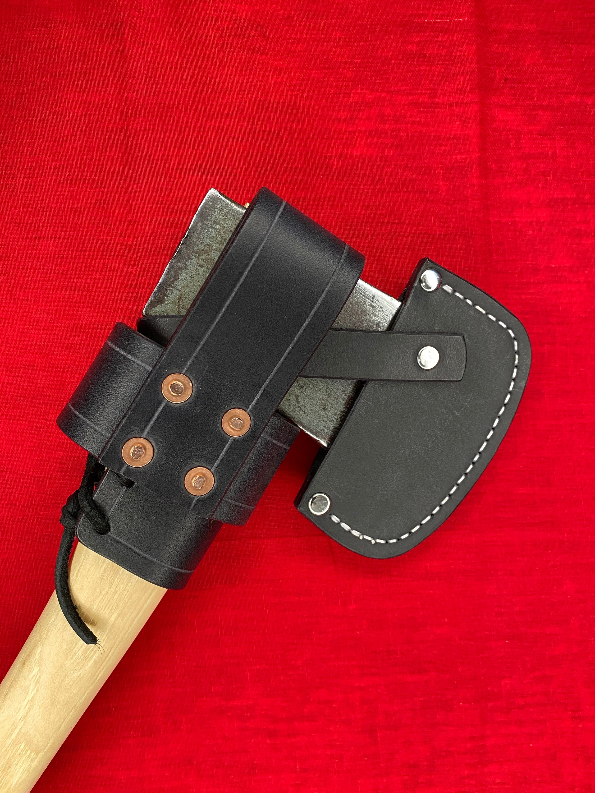 Vintage Craftsman Hatchet with Leather Sheath Belt Hanger and ...