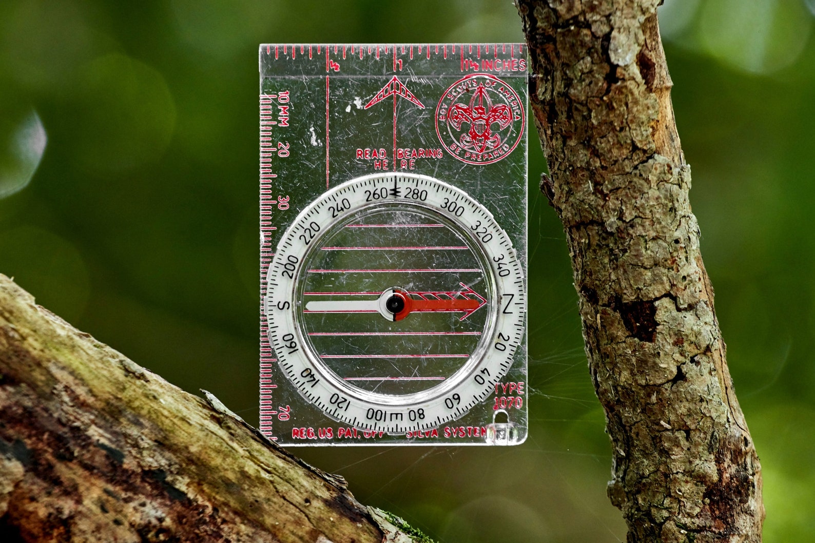 Silva Compass With Boy Scout Logo - Etsy