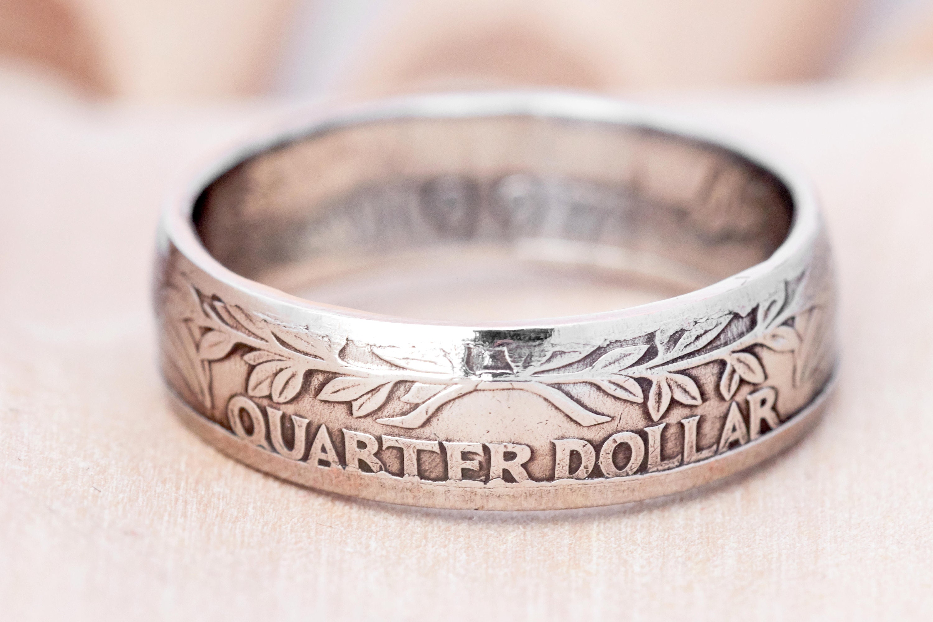 Coin Ring 1997 Quarter Size 8