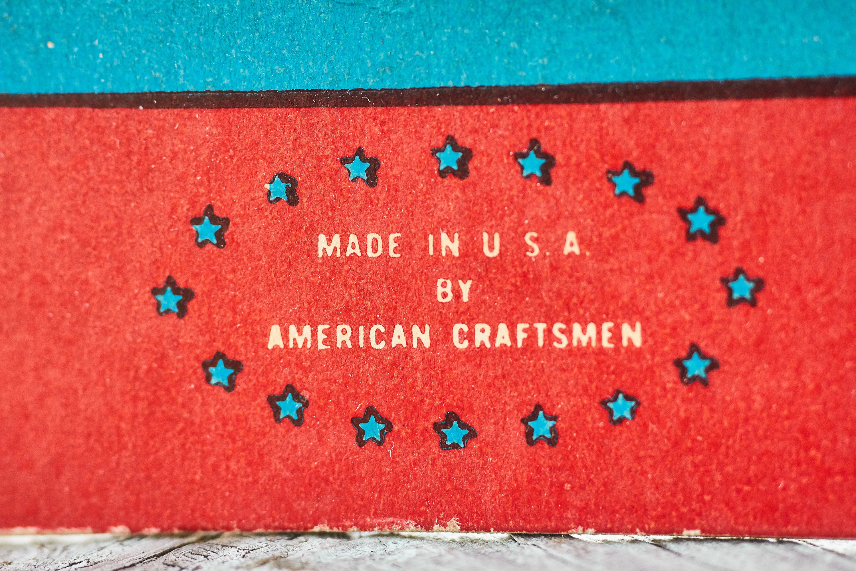 Vintage Point of Sale Display Colonial Key Chain Charm knife Display