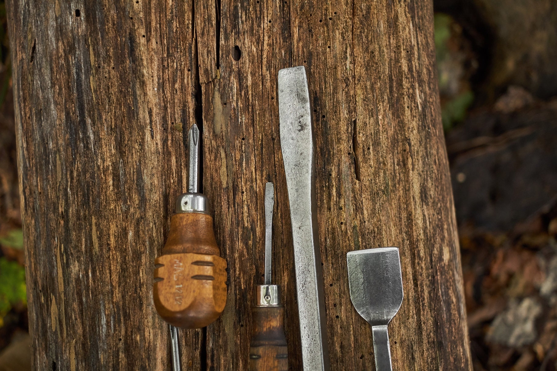 Mac Tools screwdrivers with wood handles