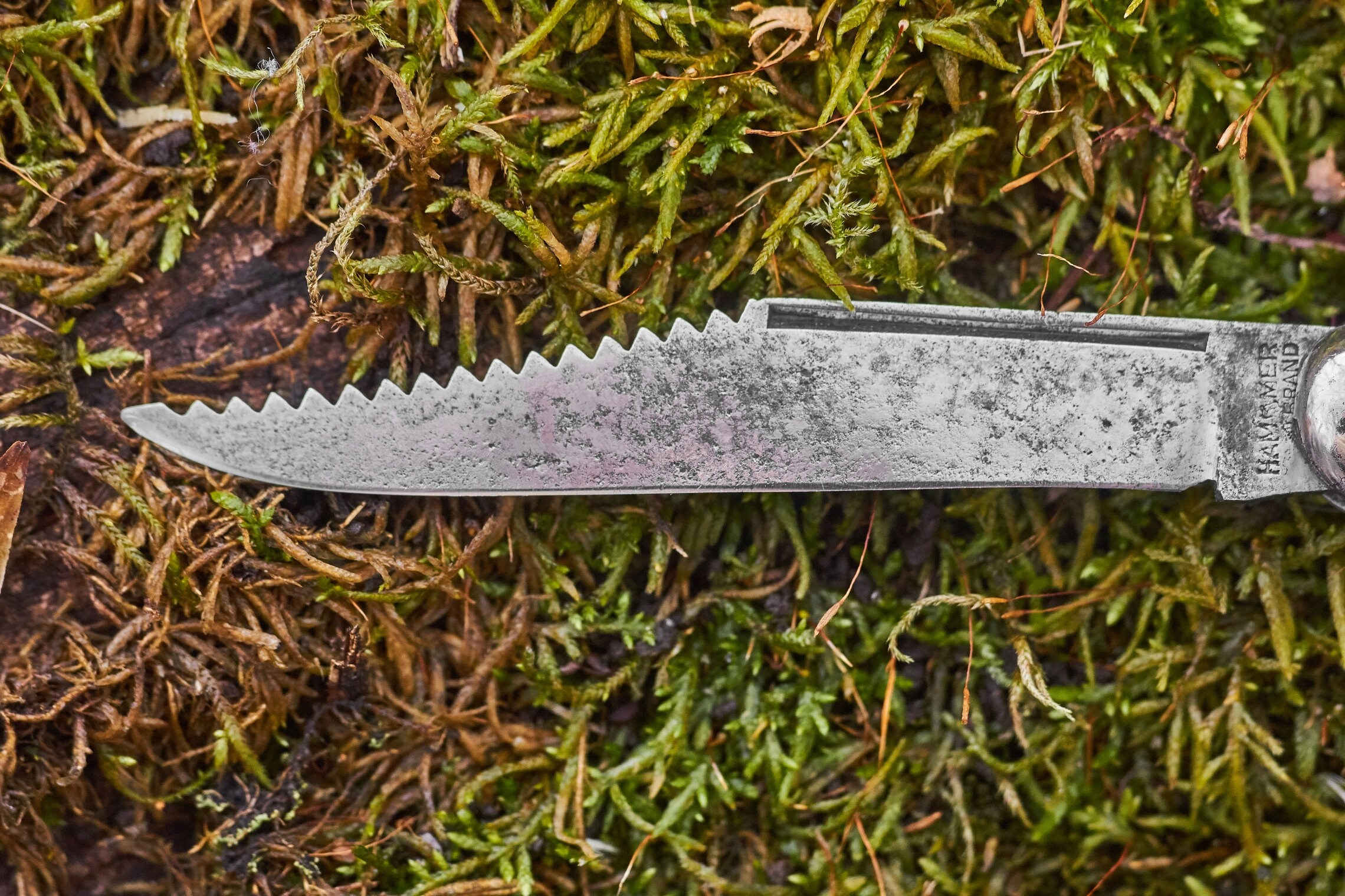 Vintage Hammer Brand single blade pocket knife Red