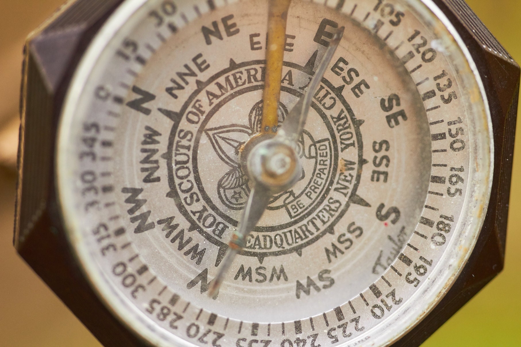 Vintage Boy Scouts of America compass made by Taylor Instruments