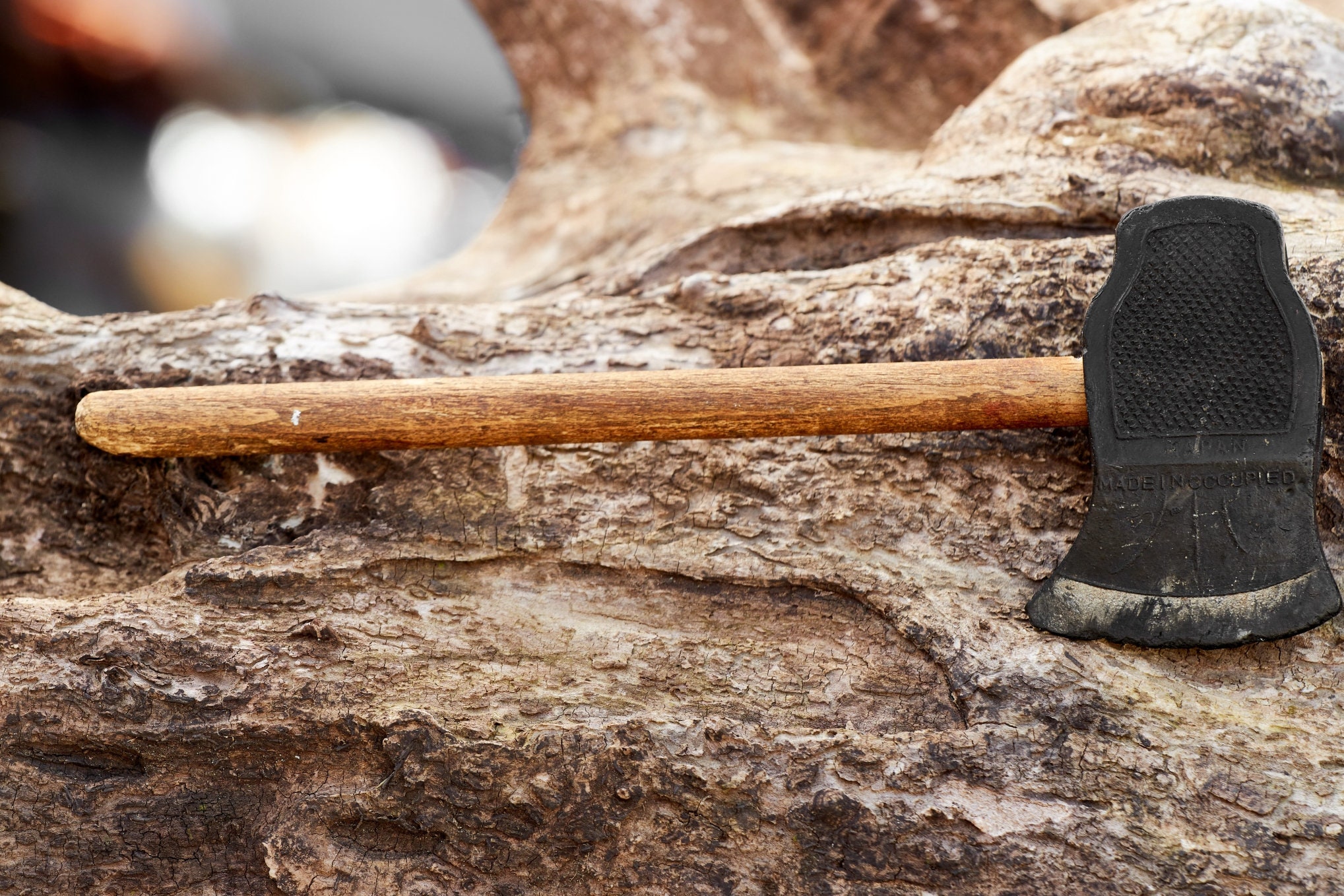 Vintage Rubber Toy Axe made in Occupied Japan