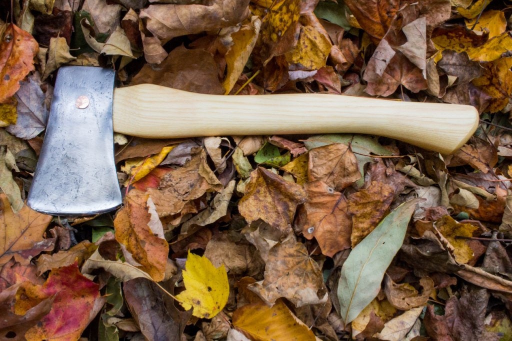 Vintage Hatchet pinned with copper ,axe