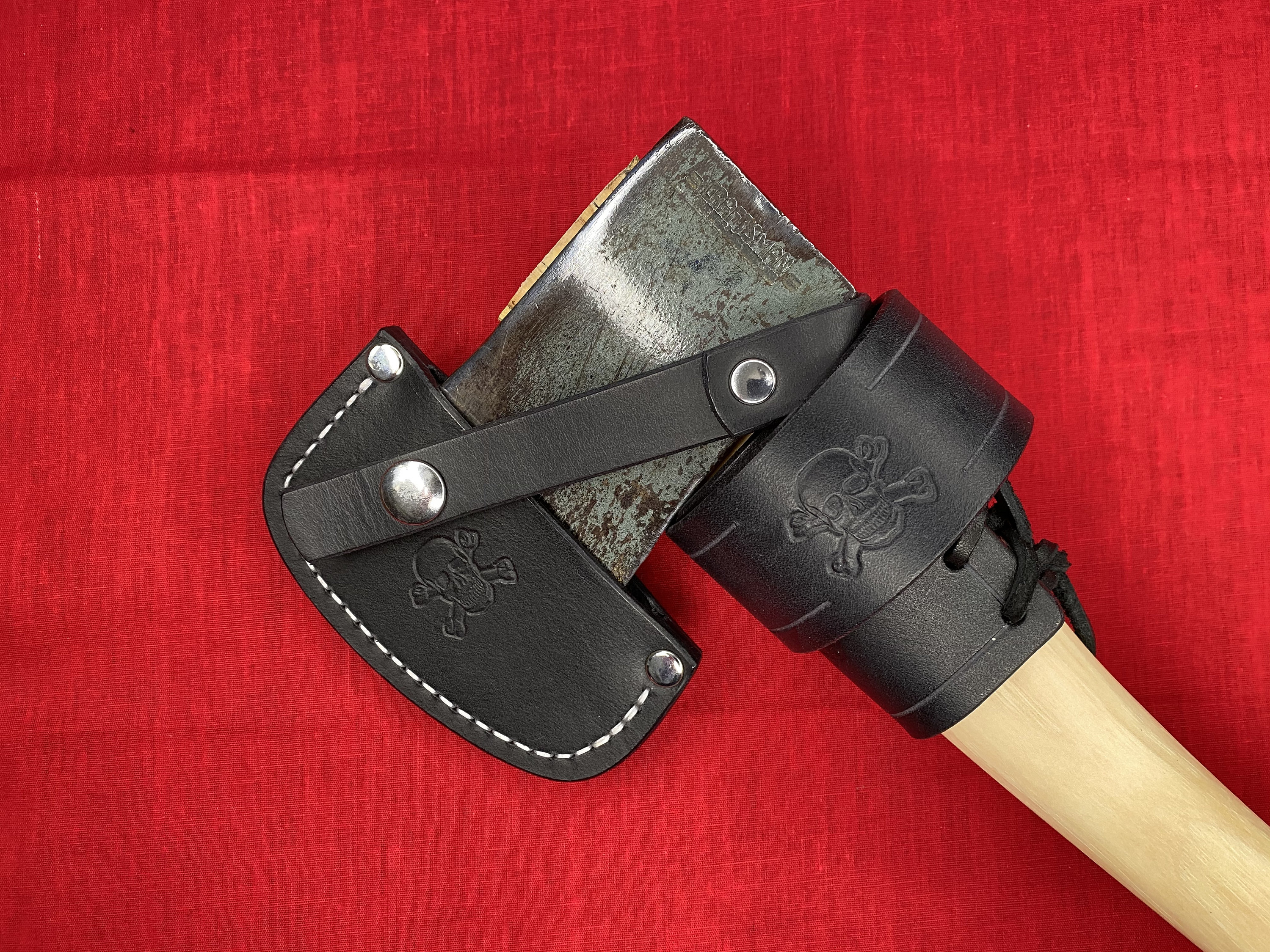 Vintage Craftsman Hatchet with Leather Sheath Belt Hanger and ...