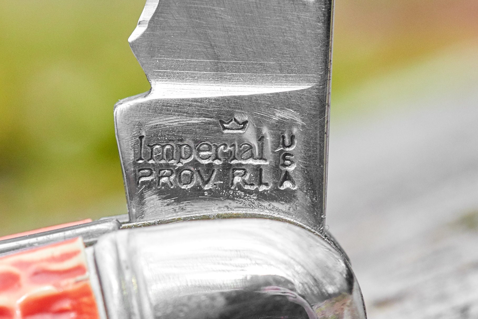 Vintage Imperial Pocket Knife with Longhorn