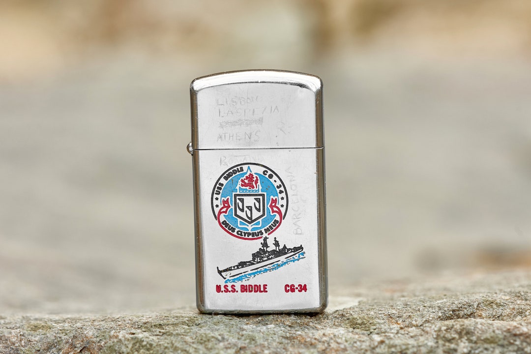 USS Biddle CG 34 Zippo and Cruise Photo Album - Etsy