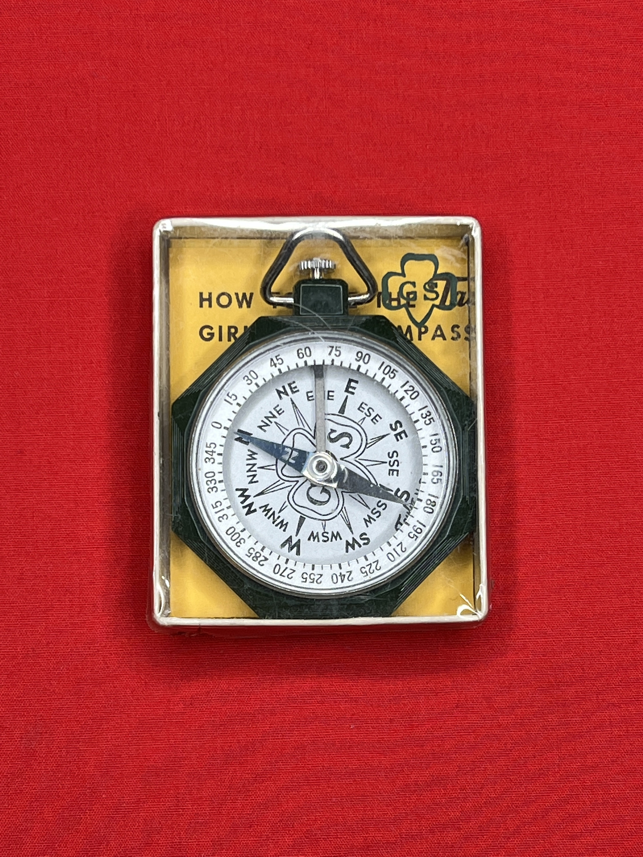 Taylor Girl Scout Compass with original box