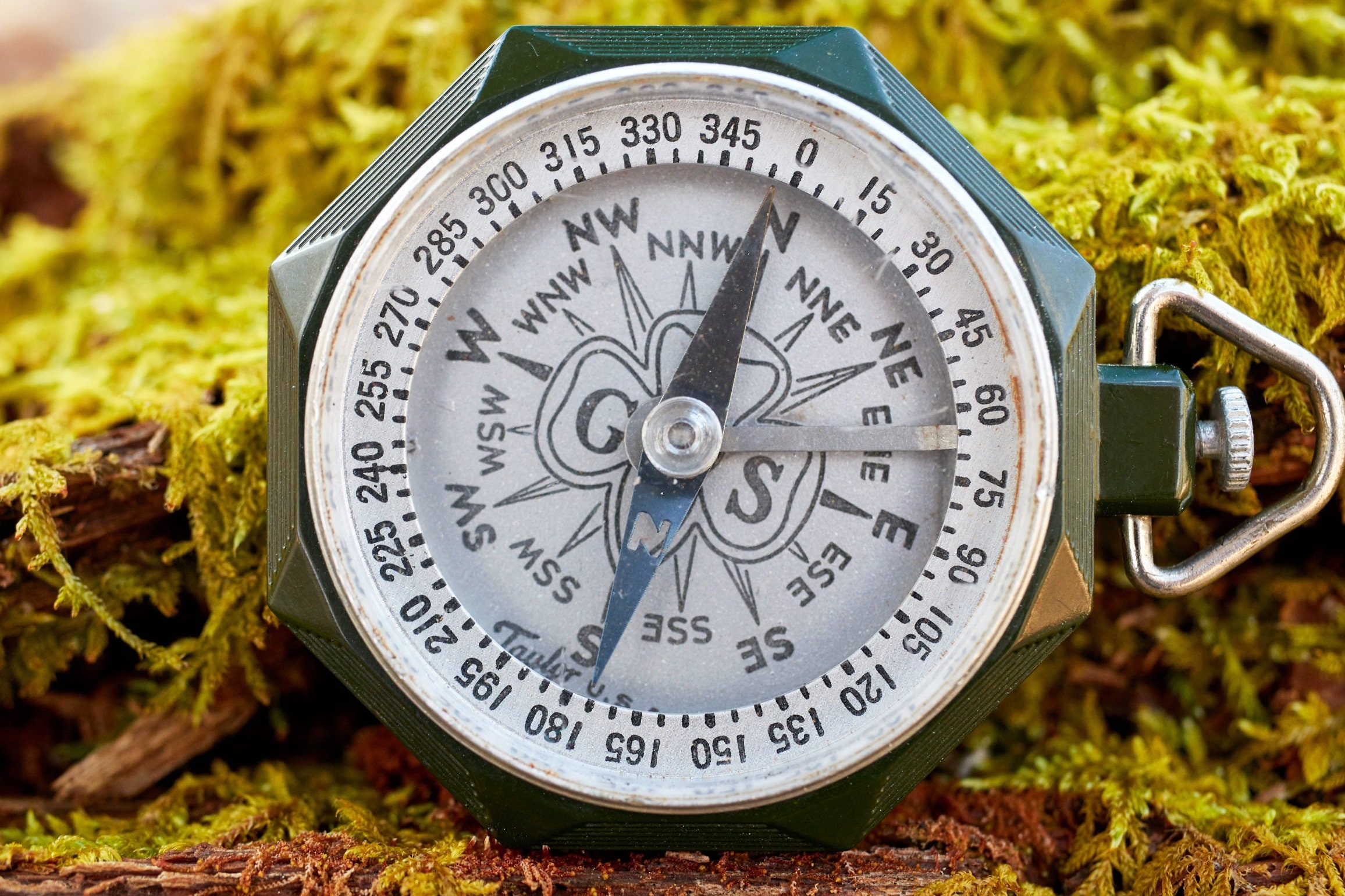 Vintage Girl Scout Compass made by Taylor