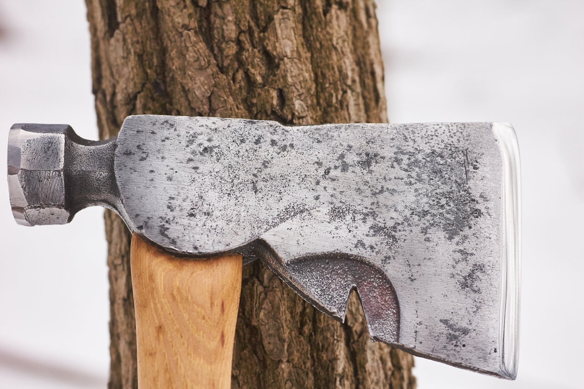 Vintage hatchet with NOS American Hickory handle