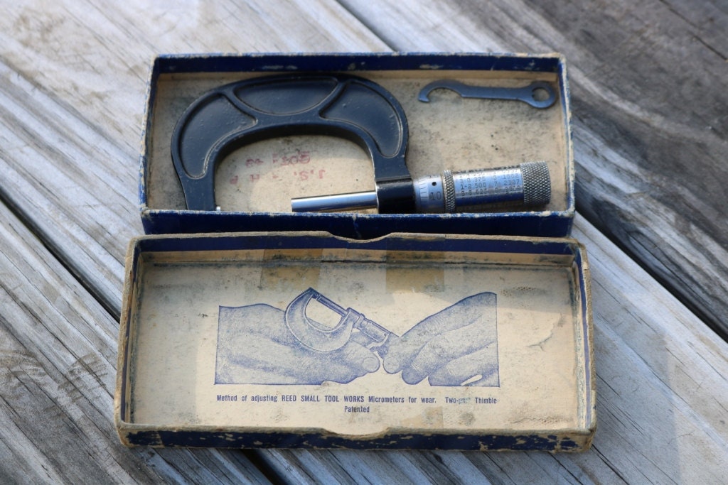 Reed Micrometer No 802 2 inch made by Reed Small Tool Works