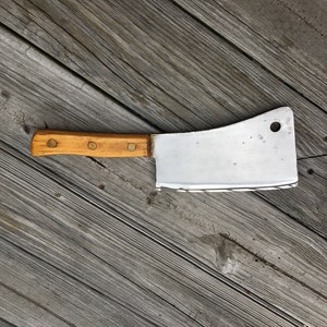 Vintage Craftsman Meat Cleaver With Leather Sheath | Etsy