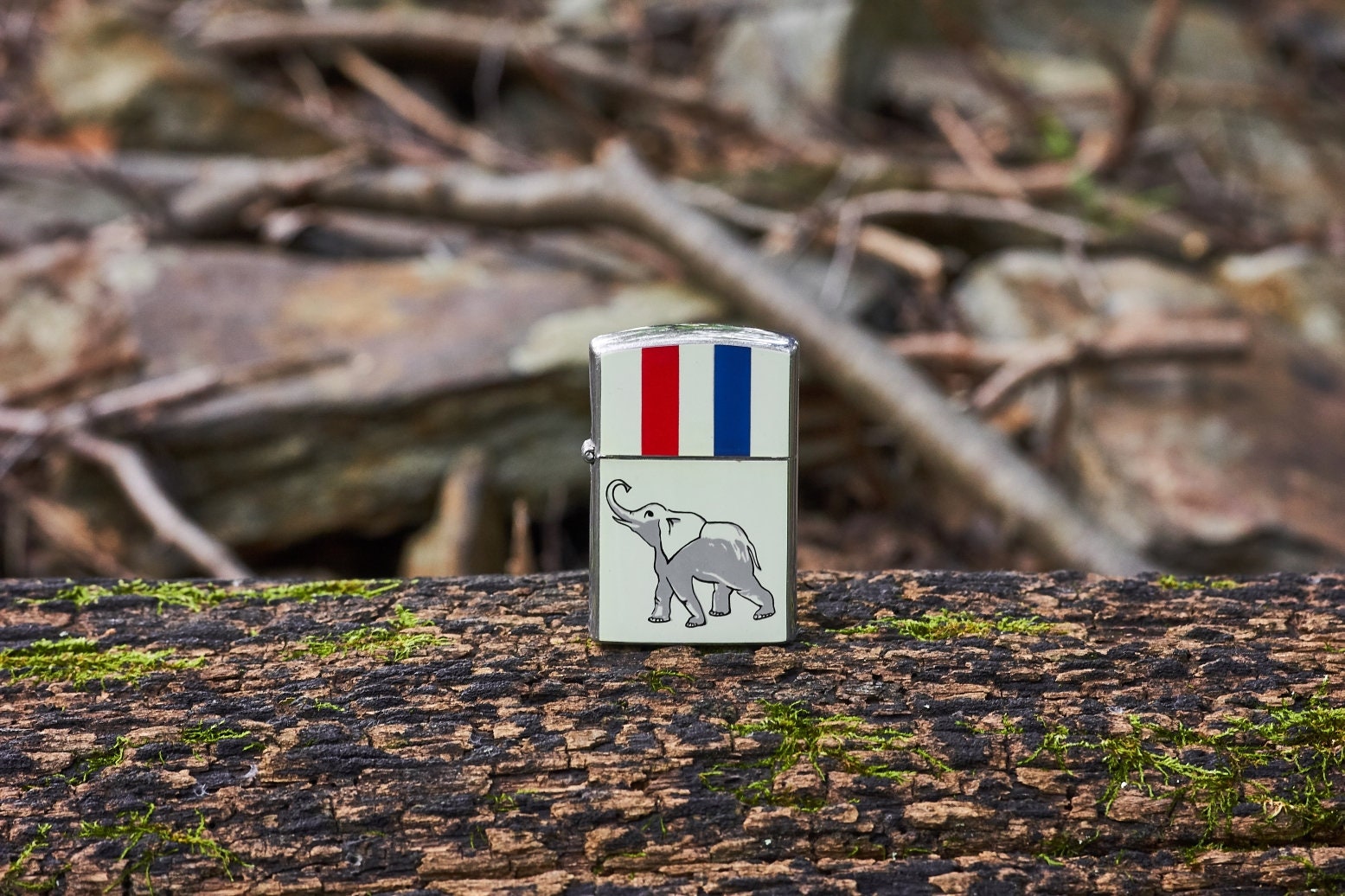 Vintage Amico lighter unfired with Elephant 1964 with original box