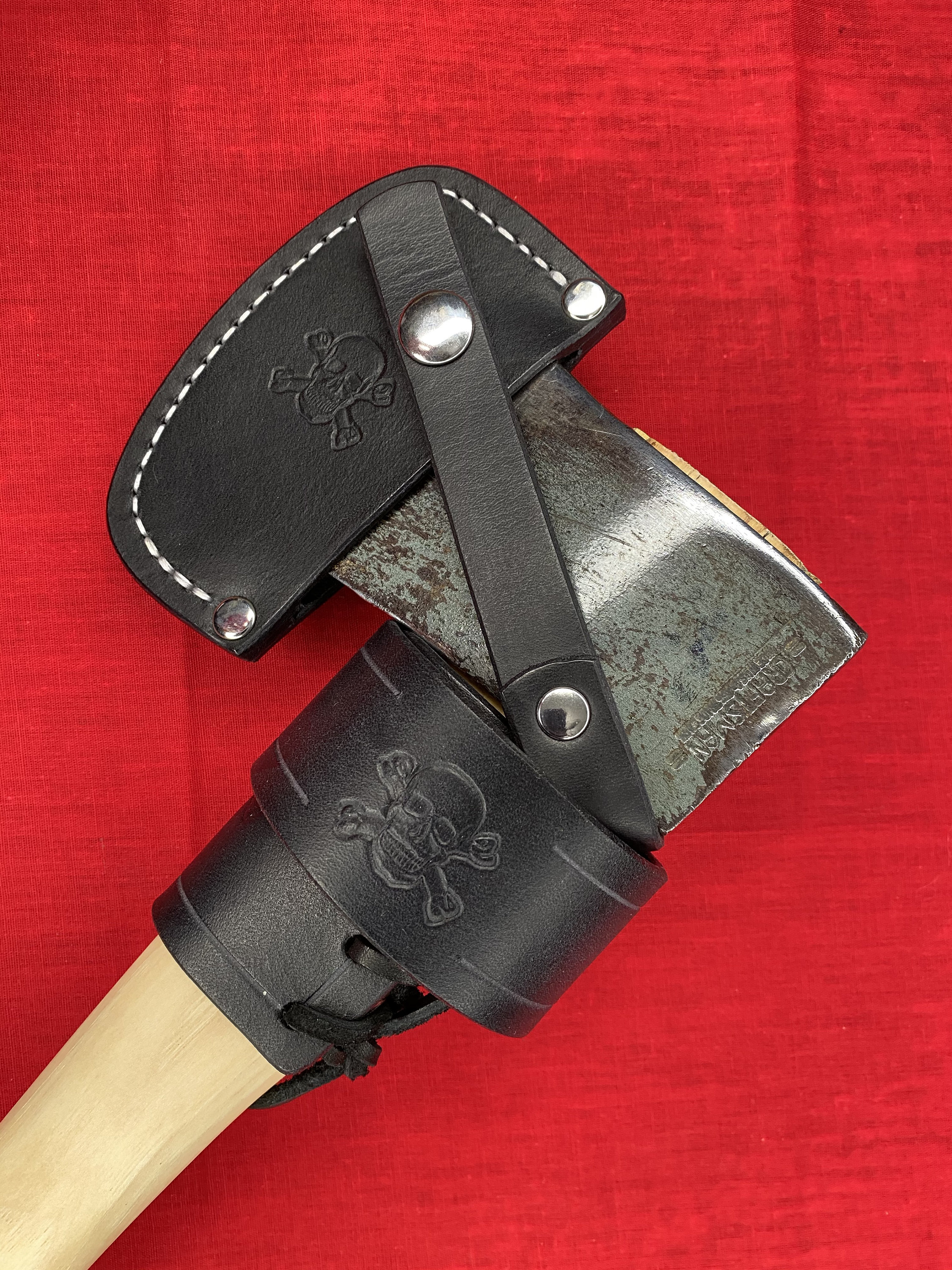 Vintage Craftsman Hatchet with Leather Sheath Belt Hanger and ...